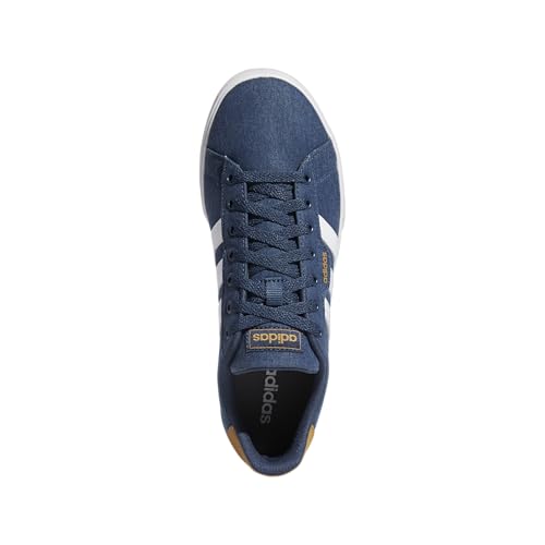 adidas Men's Daily 3.0 Skate Shoe, Crew Navy/White/Core Black, 12