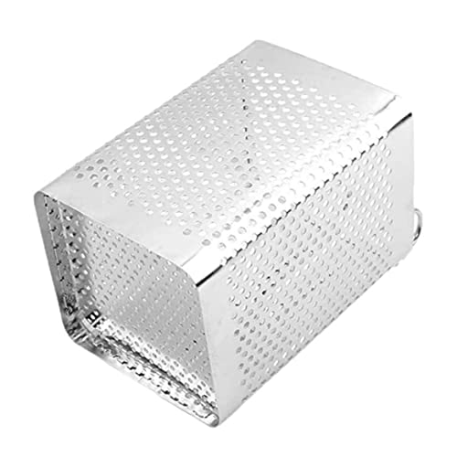 Eioflia Cutlery Draining Basket Stainless Steel Chopstick Sink Holder Spoon Storage Case Drain Chopstick Holder Sink Caddy Holder