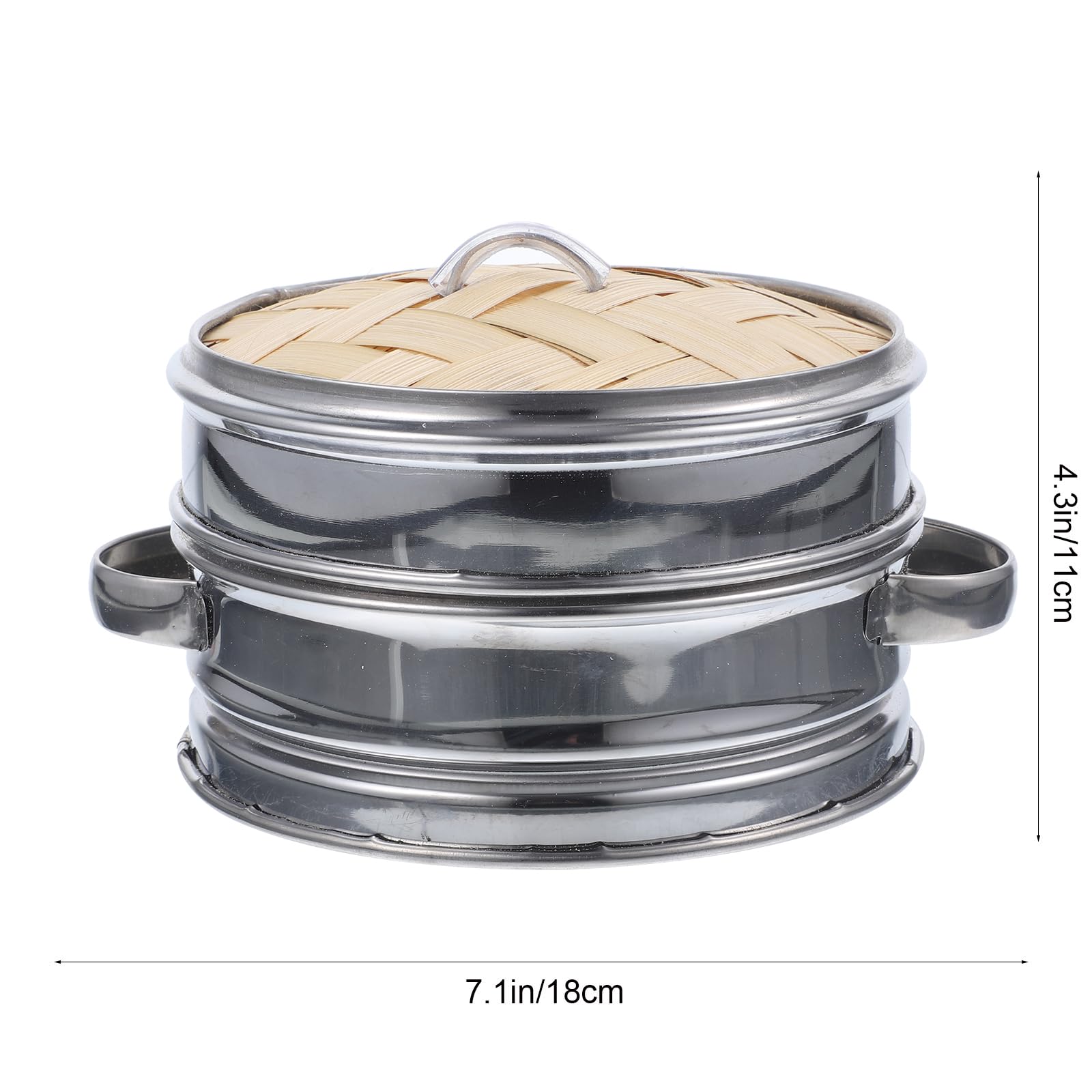 Bamboo Steamer Basket for Chinese Asian Cuisine?5.7INCH Steaming Basket Bun Vegetable Steamer, Dumpling Steamer Bamboo Steam Basket For Steaming Dim Sum Dumplings Buns Vegetables Fish Rice