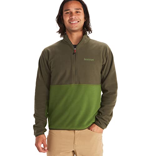 MARMOT Men's Rocklin 1/2 Zip | Lightweight, Pullover | Nori/Foliage, Medium