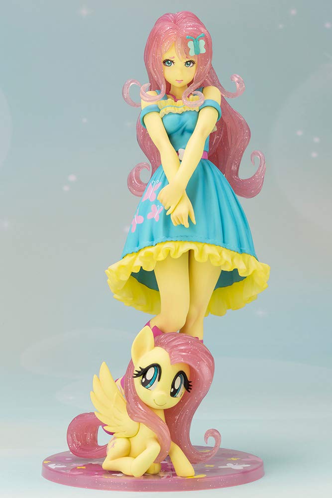 Kotobukiya My Little Pony: Fluttershy (Limited Color Variant Edition) Bishoujo Statue, Multicolor
