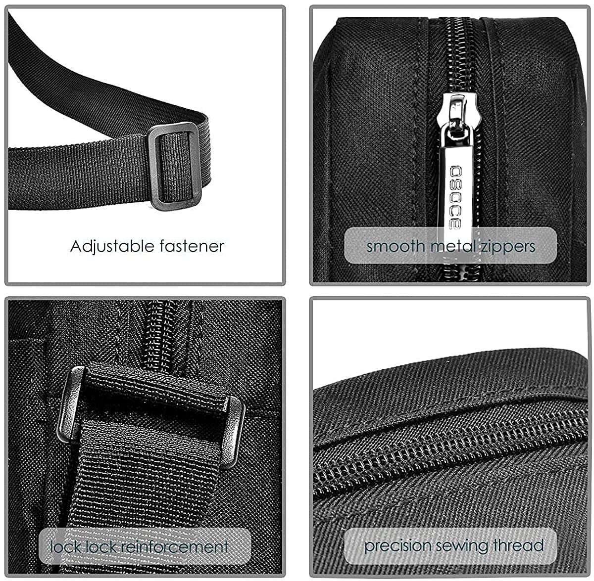 OSOCE Messenger Bag, Crossbody Bag Shoulder Bag for Men Water Resistant Man Bag Man Purse for Business Office, L