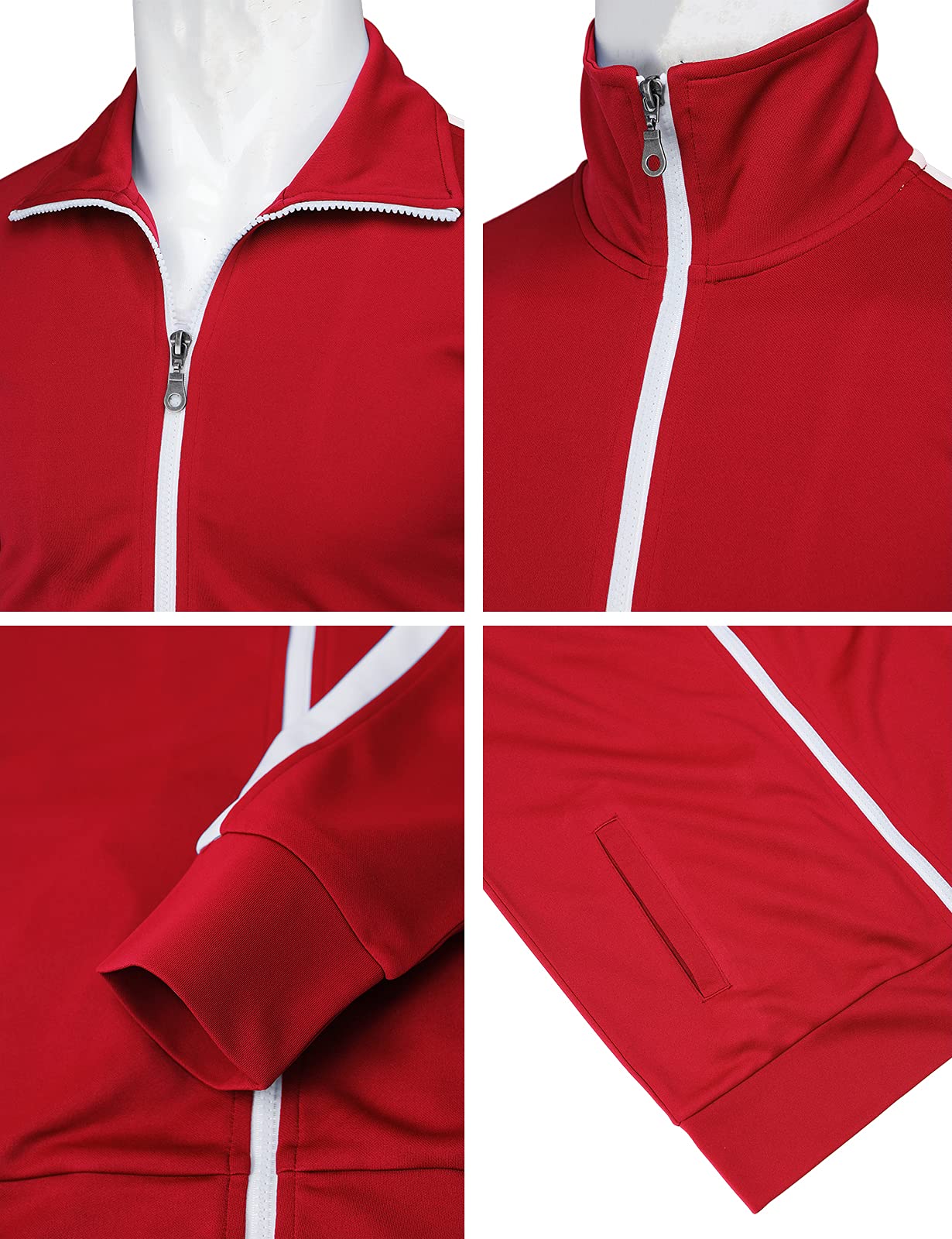 H2H Men's Lightweight Running Cycling Jacket RED US M/Asia L (CMOJA134)