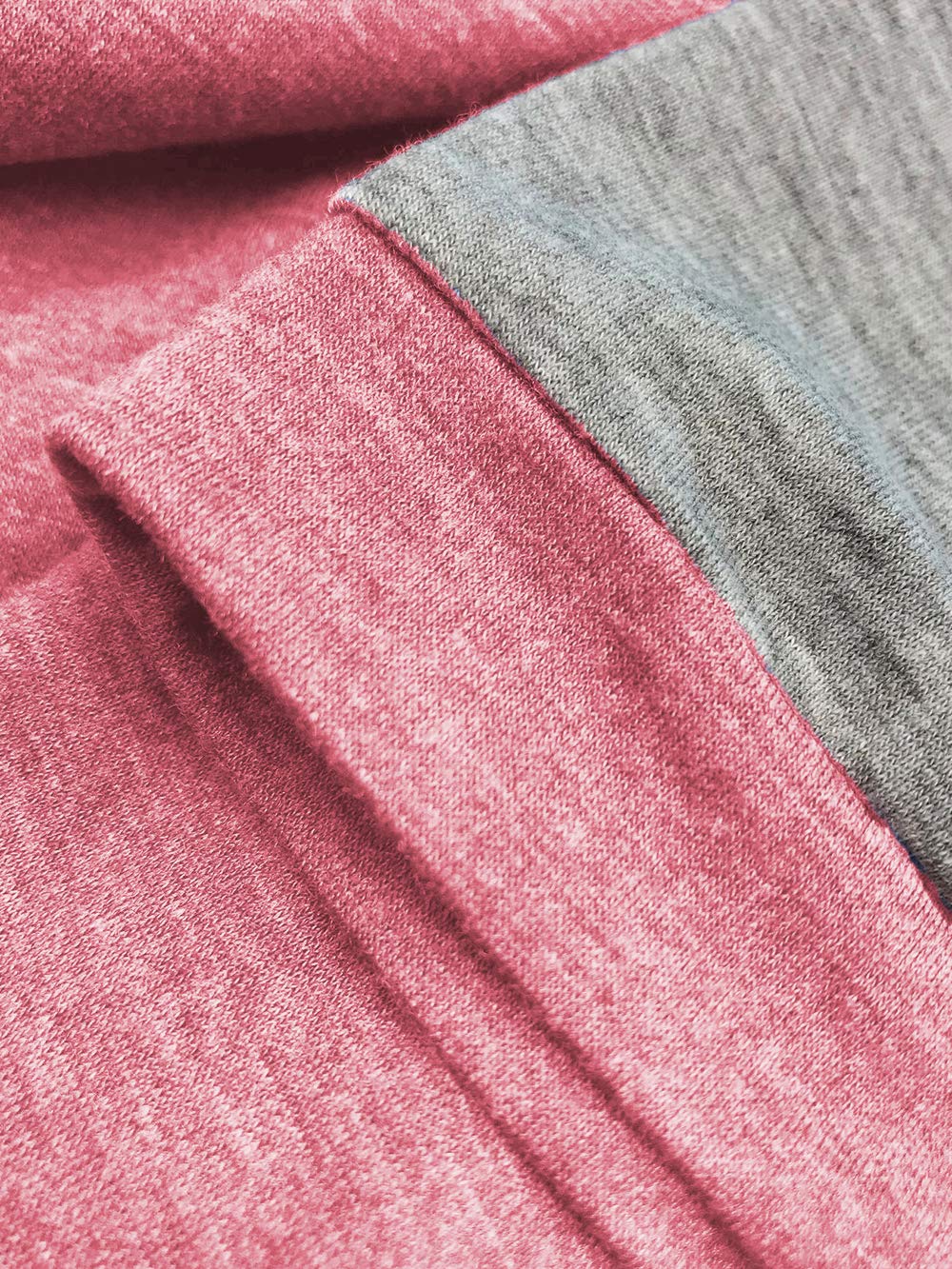 ROSRISS Plus Size Tops for Women 3x Summer Loose Fit Color Block T Shirts Pink 24W