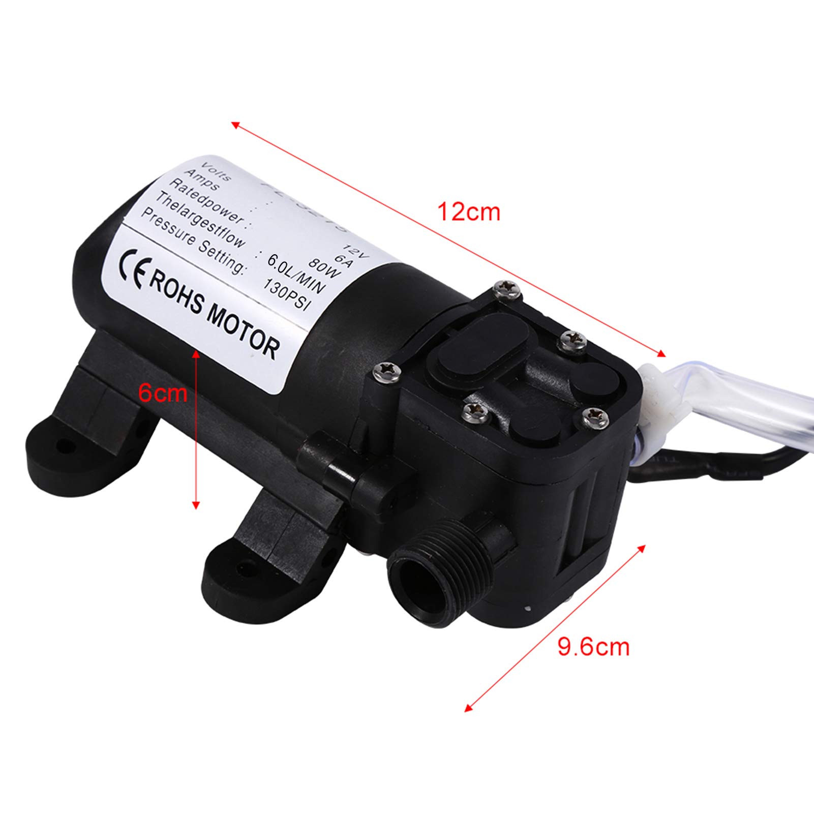 High Pressure Electric Car Washer Cleaning Machine Water Pump Trigger Spray Gun Washing Kit 12V