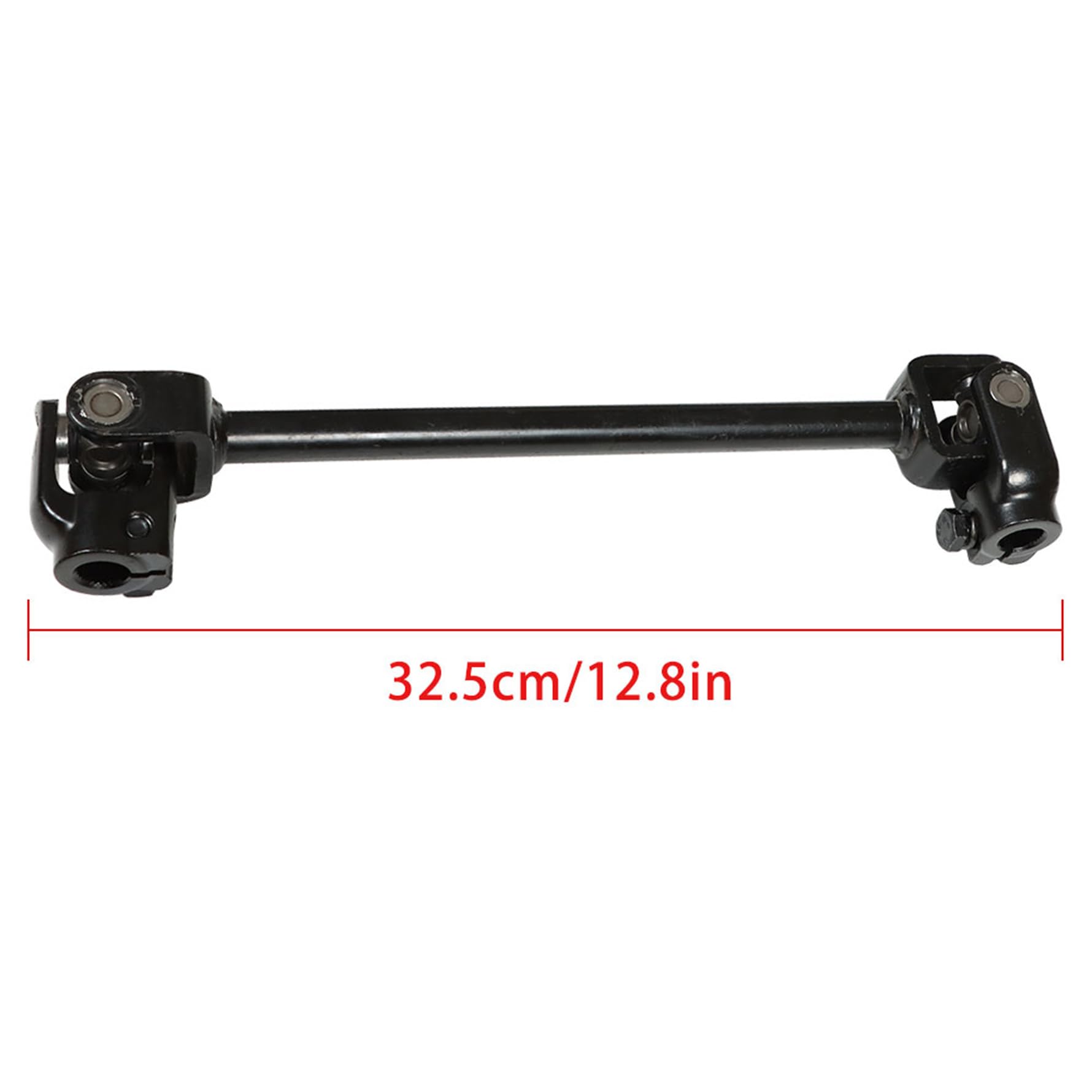 munirater 300mm Steering Wheel Steel Kit 320mm Gear Rack Pinion Adjustable Shaft Set Replacement for 110CC Go Kart