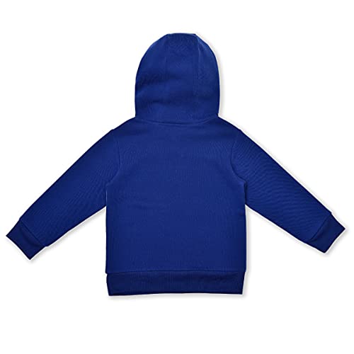 Sesame Street Elmo, Cookie Monster and Big Bird Half Zip Up Pullover Hoodie for Infant and Toddler Boys– Blue