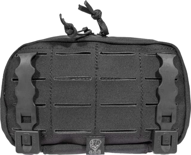 Grey Ghost Gear E&E Horizontal Pouch Laminate - Black