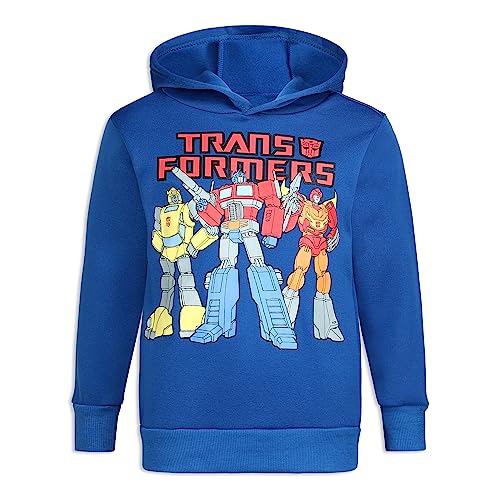 Children's Apparel Network, Ltd. Hasbro Transformers Optimus Prime, Bumblebee and Rodimus Prime Boys Hoodie and Jogger Set for Big Kids – Blue