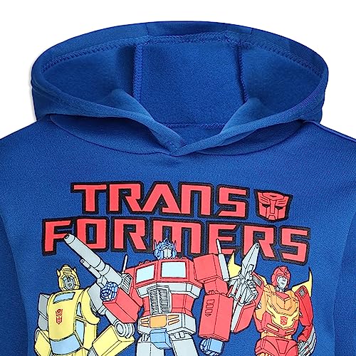 Children's Apparel Network, Ltd. Hasbro Transformers Optimus Prime, Bumblebee and Rodimus Prime Boys Hoodie and Jogger Set for Big Kids – Blue