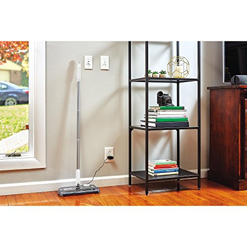 BLACK+DECKER Floor Sweeper, 50 Minutes Runtime, Powder White (HFS115J10)