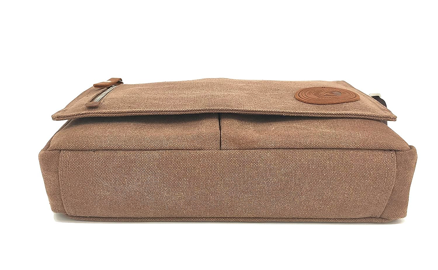 Sechunk Canvas Small Messenger Bag Vintage Shoulder bag Everyday Purse Crossbody bag for men women
