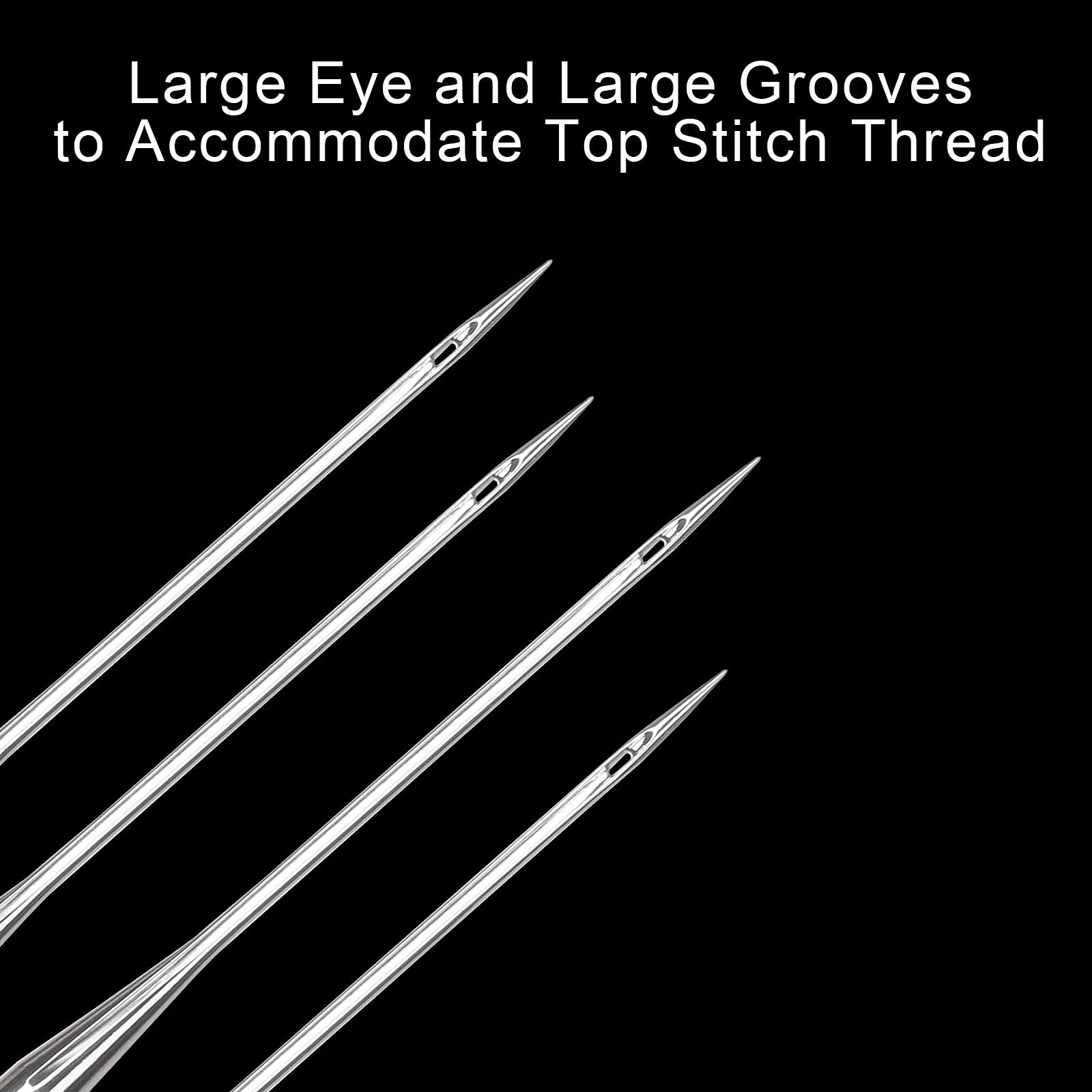 50 Pcs Sewing Machine Needles for Brother, Size 100/16 130/705H HAx1 Embroidery Machine Needles for Brother Sewing Machine (5 Pack of 10 Needles)