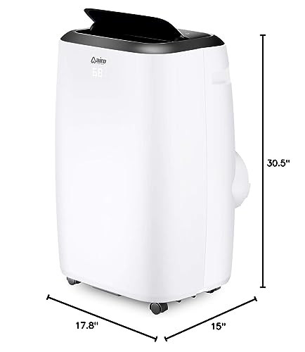Portable Air Conditioners 8,000 BTU AIRO COMFORT, AC Unit Floor Standing with Remote Control & DYI Installation Kit
