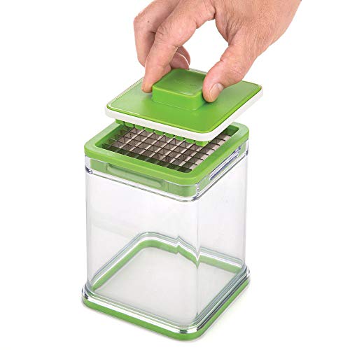 Progressive International Tower Fry Cutter, 1, White/Green