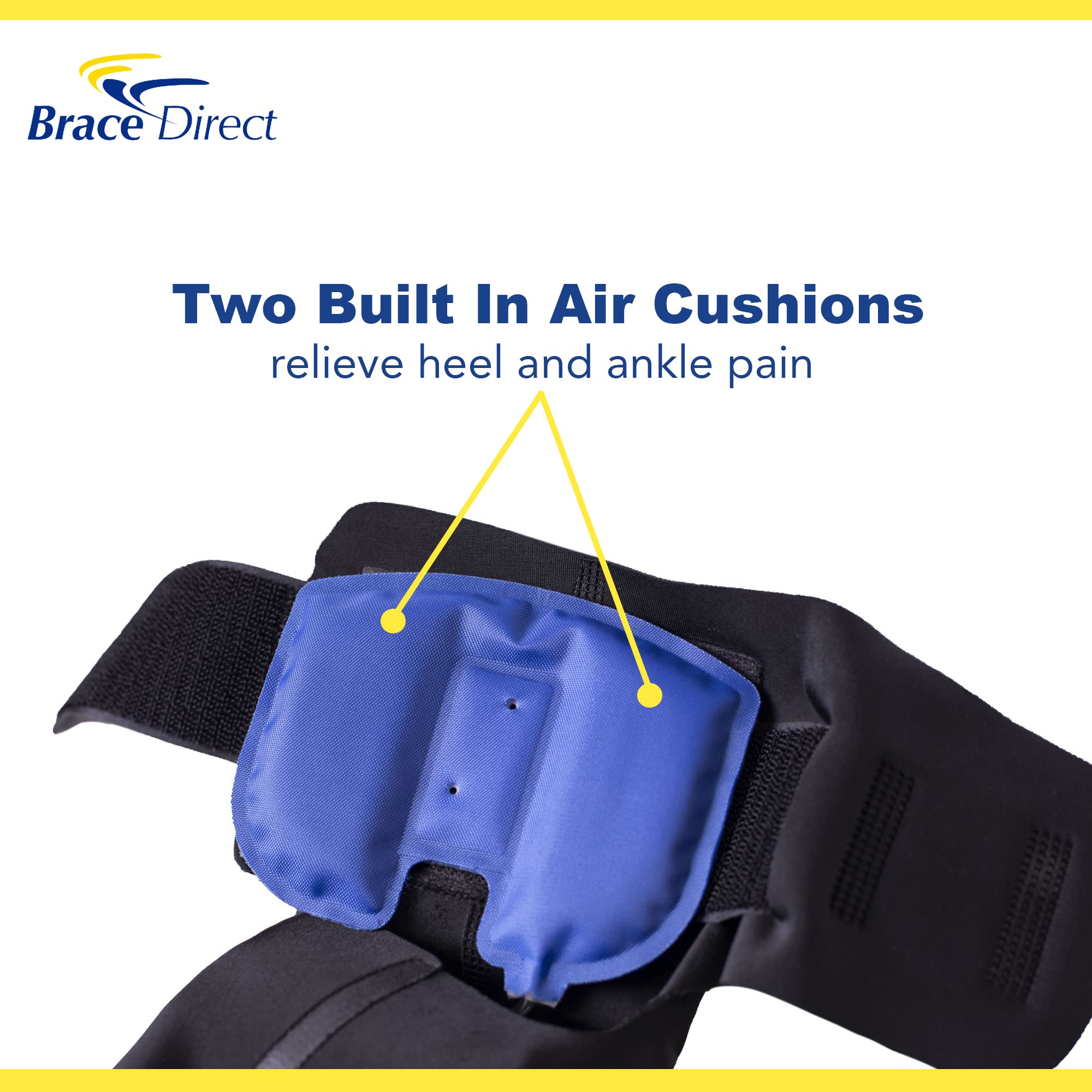Brace Direct Plantar Fasciitis and Achilles Tendonitis Relief Daytime Air Pressure Foot Brace Strap - Support for Mild and Moderate Foot Pain Relief