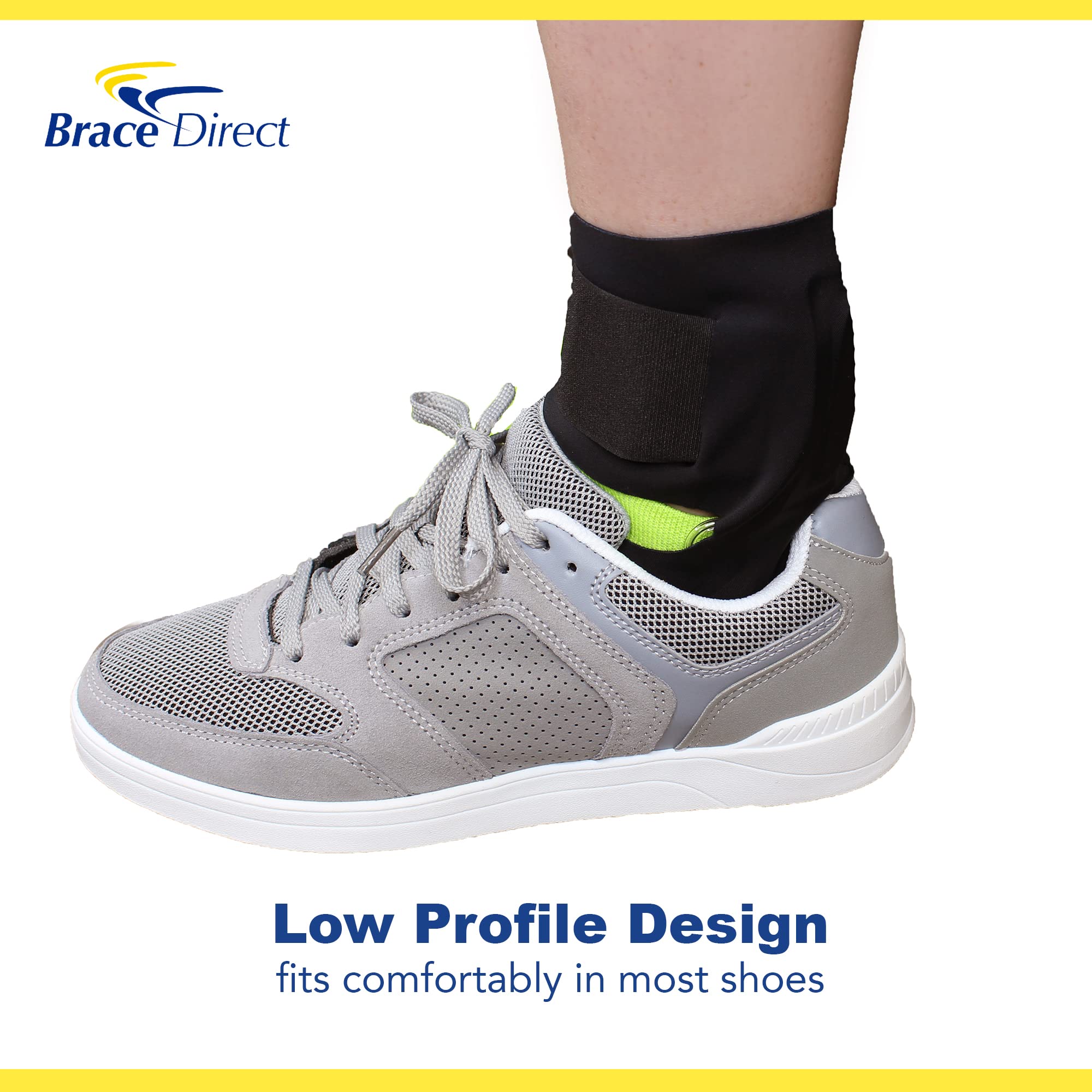 Brace Direct Plantar Fasciitis and Achilles Tendonitis Relief Daytime Air Pressure Foot Brace Strap - Support for Mild and Moderate Foot Pain Relief