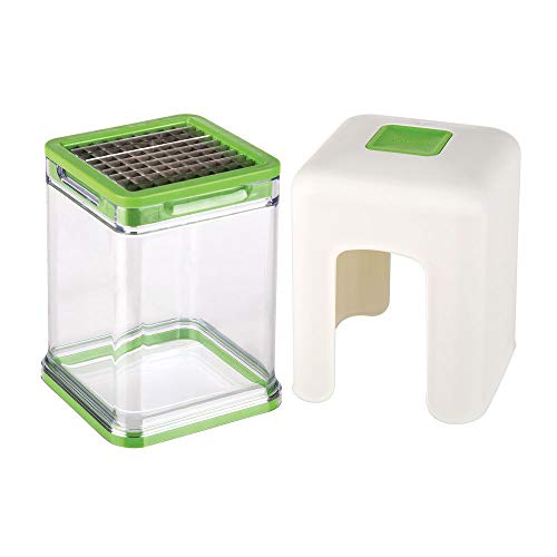 Progressive International Tower Fry Cutter, 1, White/Green