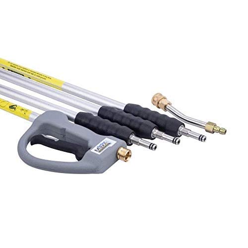 Professional Grade Pressure Washer Extension Spray Gun Wand Extends Up to 9 Feet Long