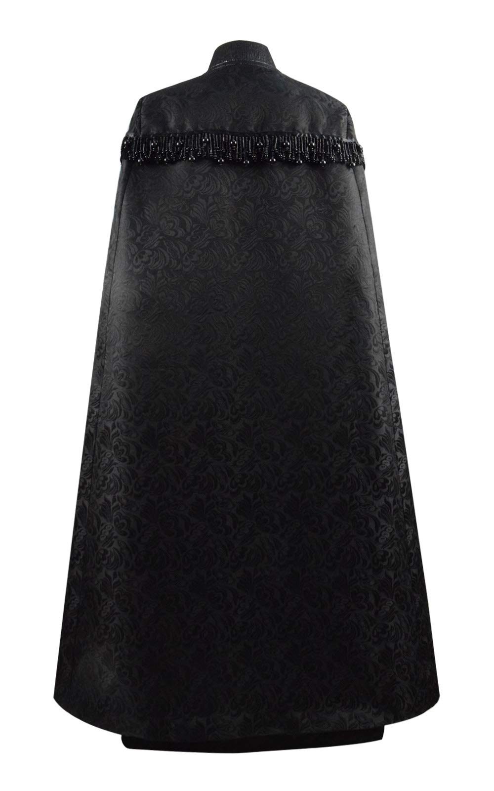 Nanny McPhee Cosplay Costume Black Cloak Top and Skirt Full Set Suit Halloween Outfits (X-Large, Black)