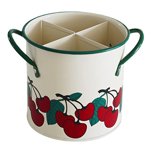 Yalych Utensil Caddy Chopstick Holder Binaural Handles Flatware Chopsticks Box for Household Pen Holder