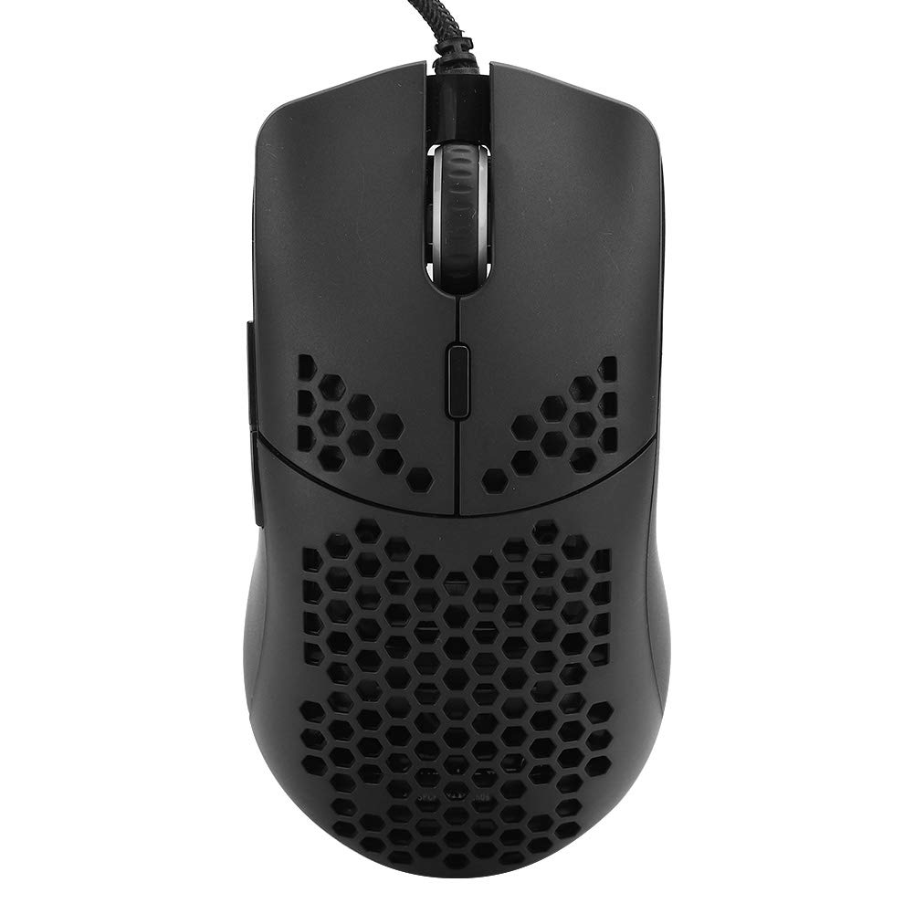 FAMKIT HXSJ J900 Hole Mouse 6-Key Wired Gaming Mice Macro Programming RGB Lighting PC Accessory