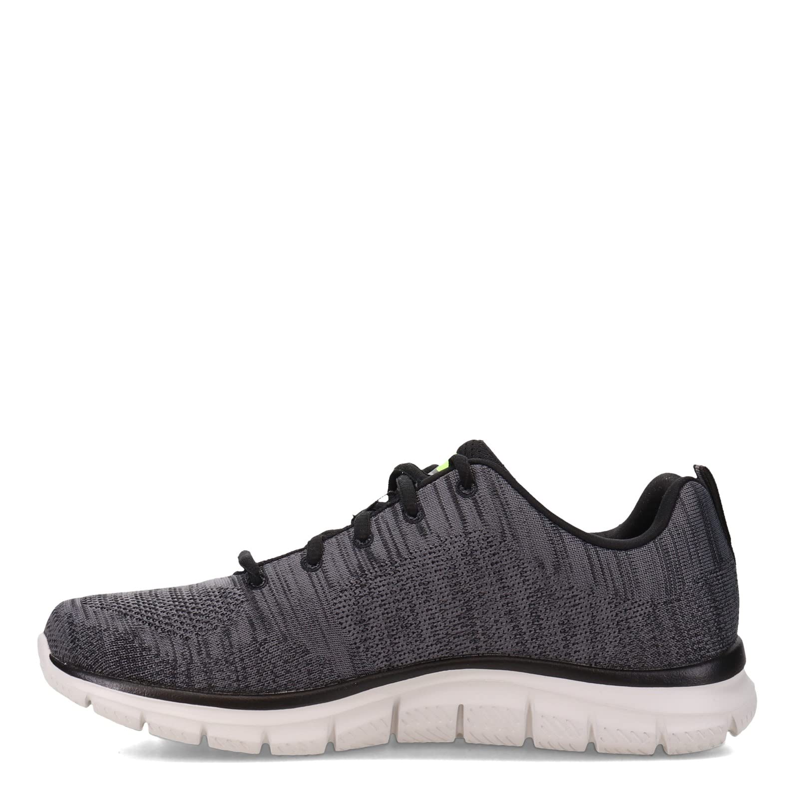 Skechers Men's Track Front Runner Lace-up Sneaker Oxford, Charcoal/Black, 12