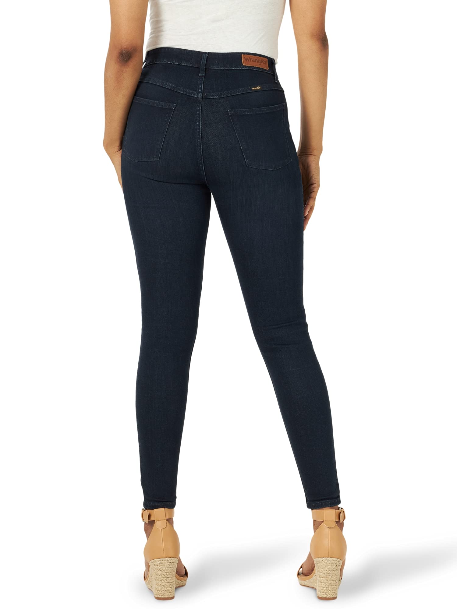 Wrangler Women's High Rise Unforgettable Skinny Jean, Coldspring, 14