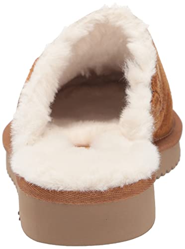 Koolaburra by UGG Women's Sonele Slipper, Chestnut, Size 7