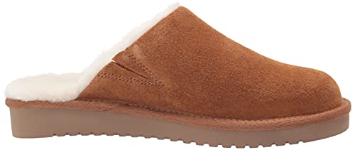 Koolaburra by UGG Women's Sonele Slipper, Chestnut, Size 7