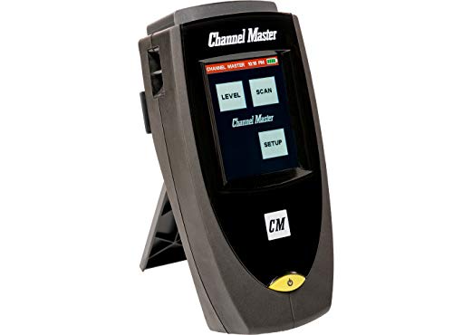 Channel Master TV Antenna Signal Strength Meter – Digital Handheld Signal Finder with Carrying Bag and Stylus for Precise OTA Antenna Alignment and Installation (Displays Signal Level & SNR)
