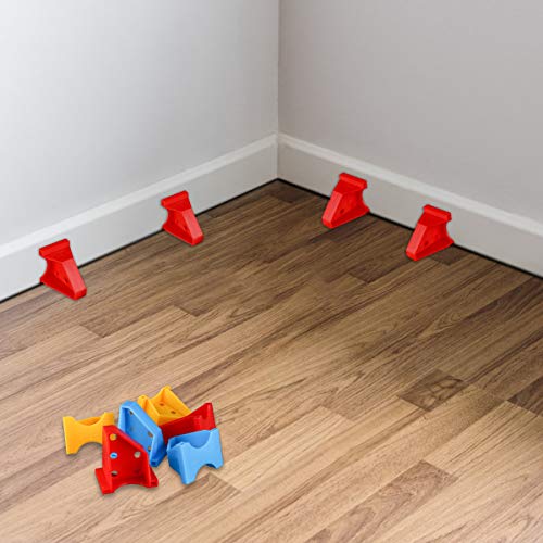 15PCS Upgrade Flooring Spacer, Laminate Wood Flooring Tools,Compatible w/Vinyl Plank, Hardwood & Floating Floor Installation etc,Hardwood Flooring w/1/4 & 1/3 Gap,Special Triangle Stay in Place