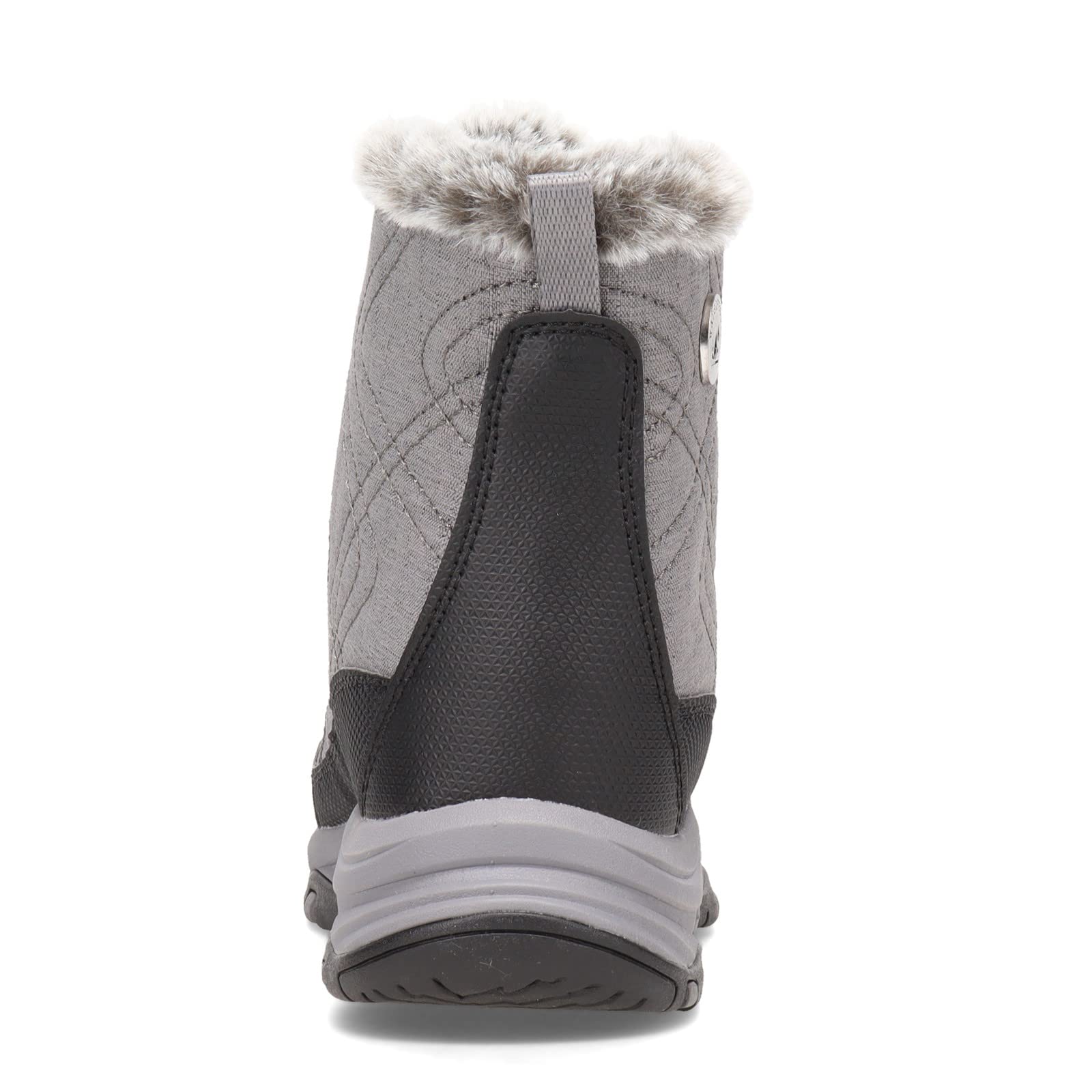 Skechers Women's Cold Weather Boot Snow, Charcoal, 10