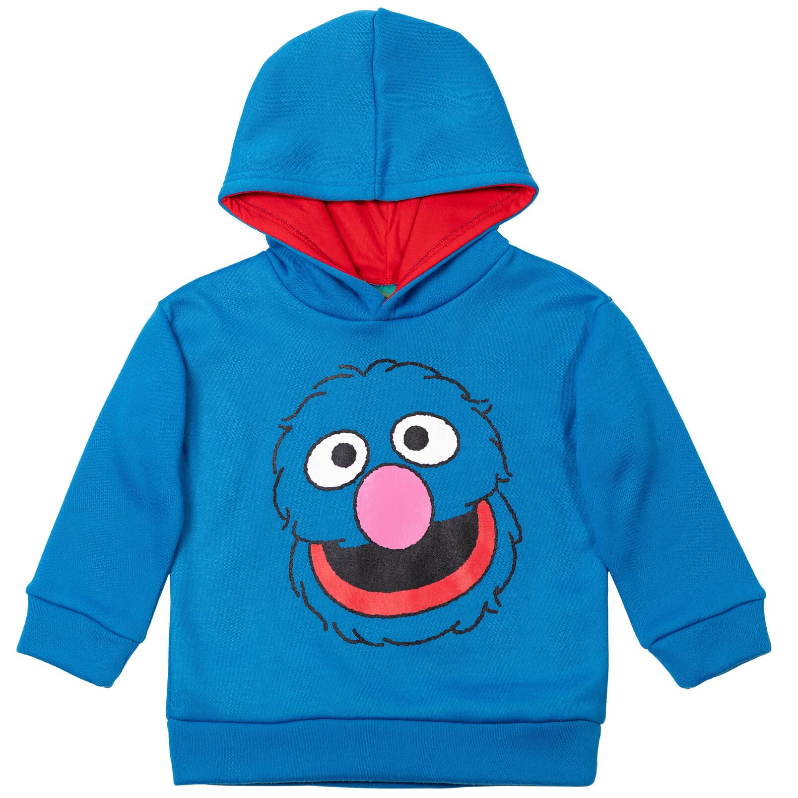 Sesame Street Grover Monster Toddler Boys Hoodie Blue 2T