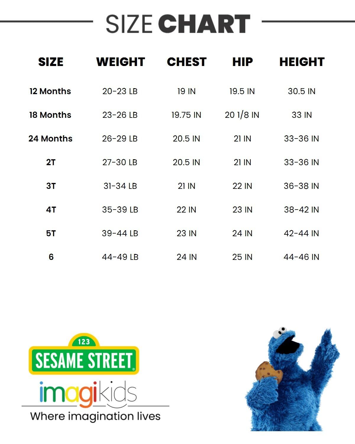 Sesame Street Cookie Monster Toddler Boys Fleece Pullover Hoodie 5T