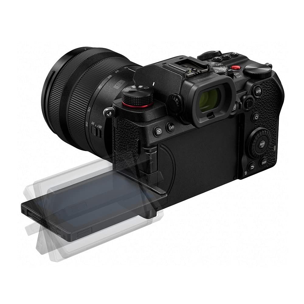 Panasonic LUMIX S5 4K Mirrorless Full-Frame L-Mount Camera (Body Only) with S-E2470 LUMIX S Pro 24-70mm and DMW-BLK22 Battery Bundle (3 Items)