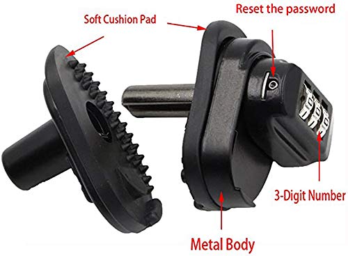Yoknow Trigger Lock, Universal Combination Gun Lock - Fits Pistols, Rifles, Shot Guns (3pcs)