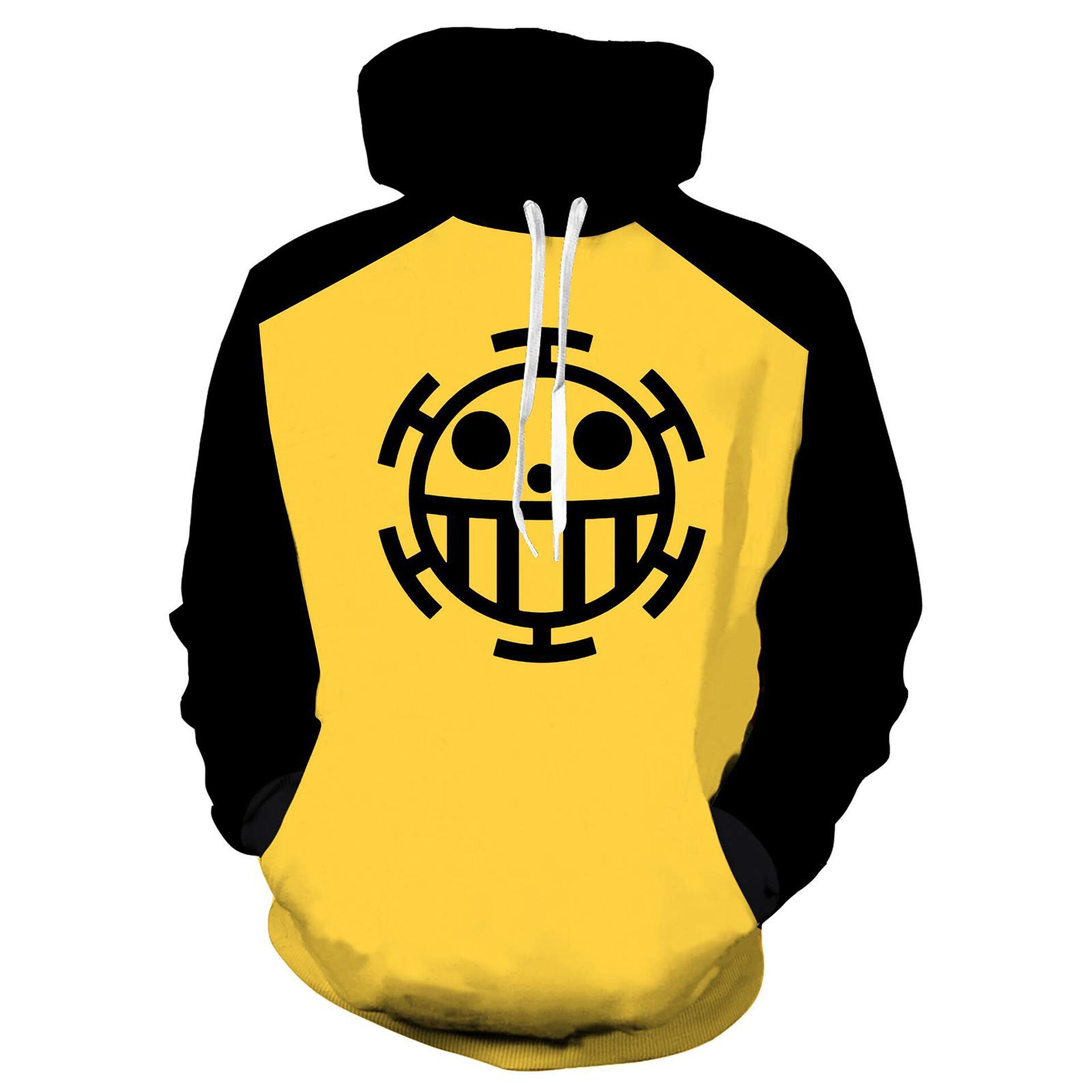 DAVIKO Men's Hoodie Long Sleeve Hooded Sweatshirt for Men Pullover Halloween Costumes Unisex Gold