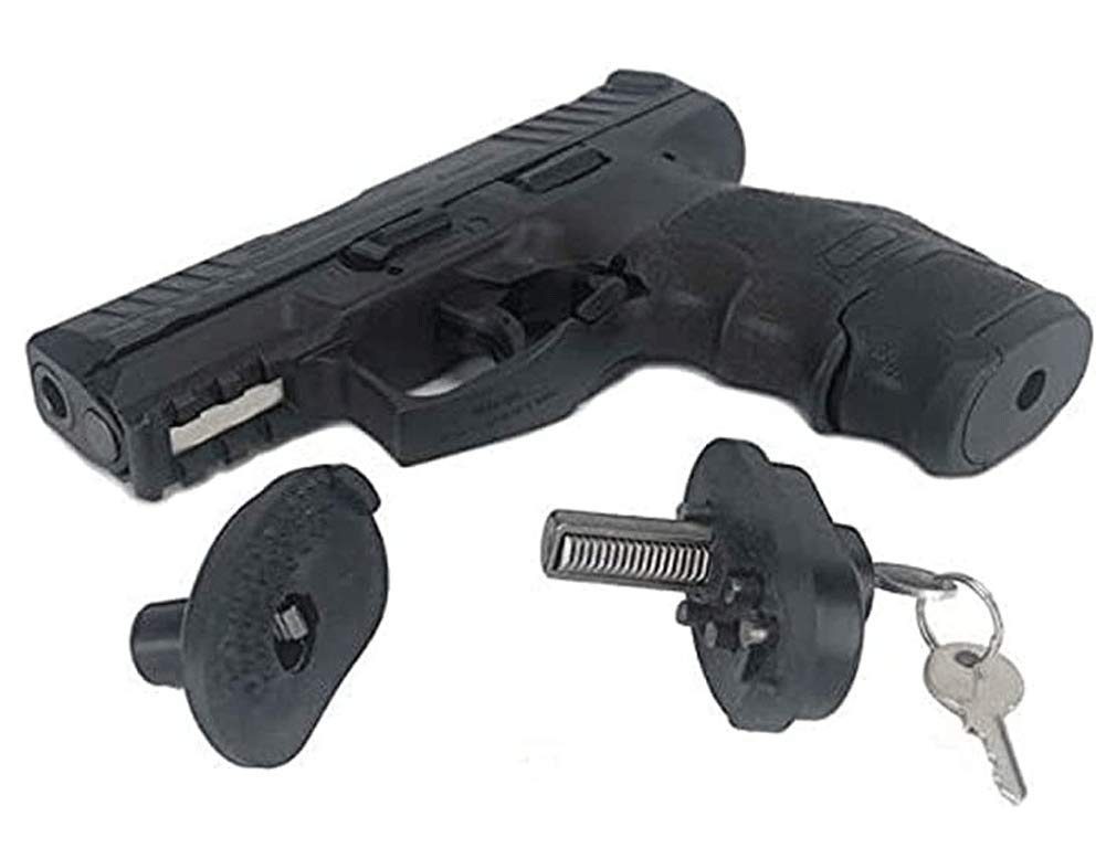 Yoknow Trigger Lock - fits Most Firearms, Handguns, Rifles, bb Gun and Shot Guns, Gun Lock with Keys, Gun Trigger Lock (3pcs)
