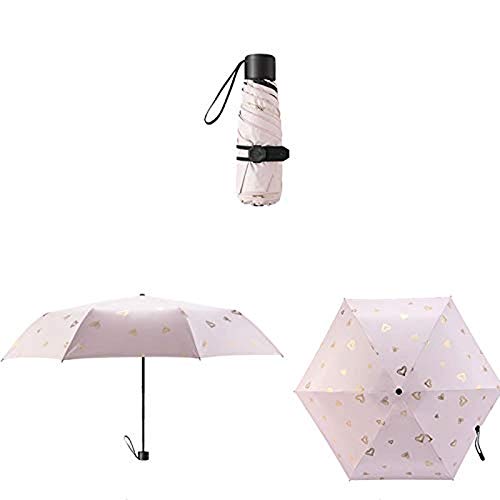 LKYBOA Repel Windproof Travel Umbrella with Coating (Multiple Colors Available) (Color : F)