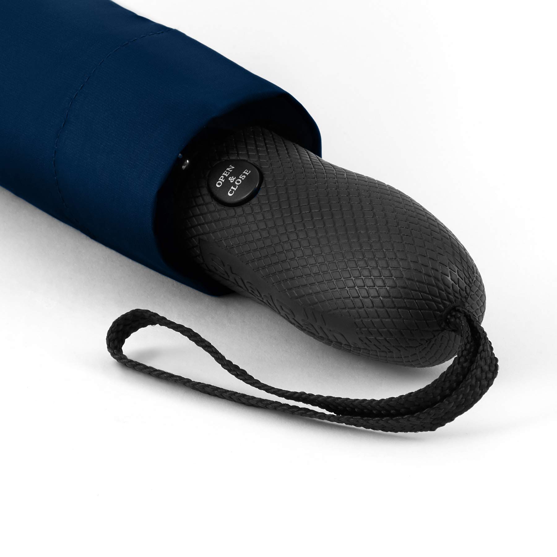 ShedRain Windjammer Automatic Vented Compact Folding Travel Umbrella - Navy, Rain, Wind