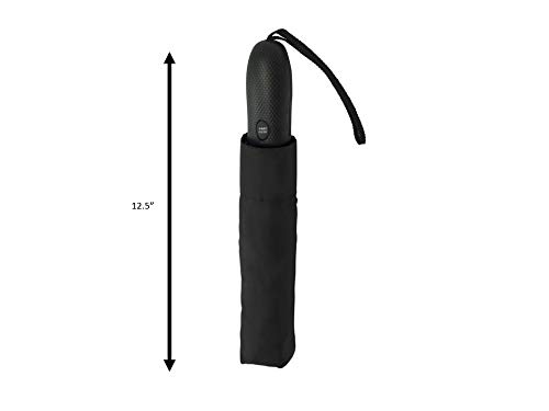 ShedRain Windjammer Automatic Vented Compact Folding Travel Umbrella - Navy, Rain, Wind