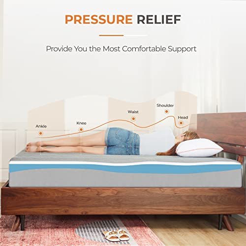 Sweetnight Memory Foam Mattress, 10 Inch Full-Size Mattress in a Box