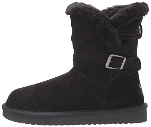 Koolaburra by UGG Women's Delene Short Boot, Black, Size 10