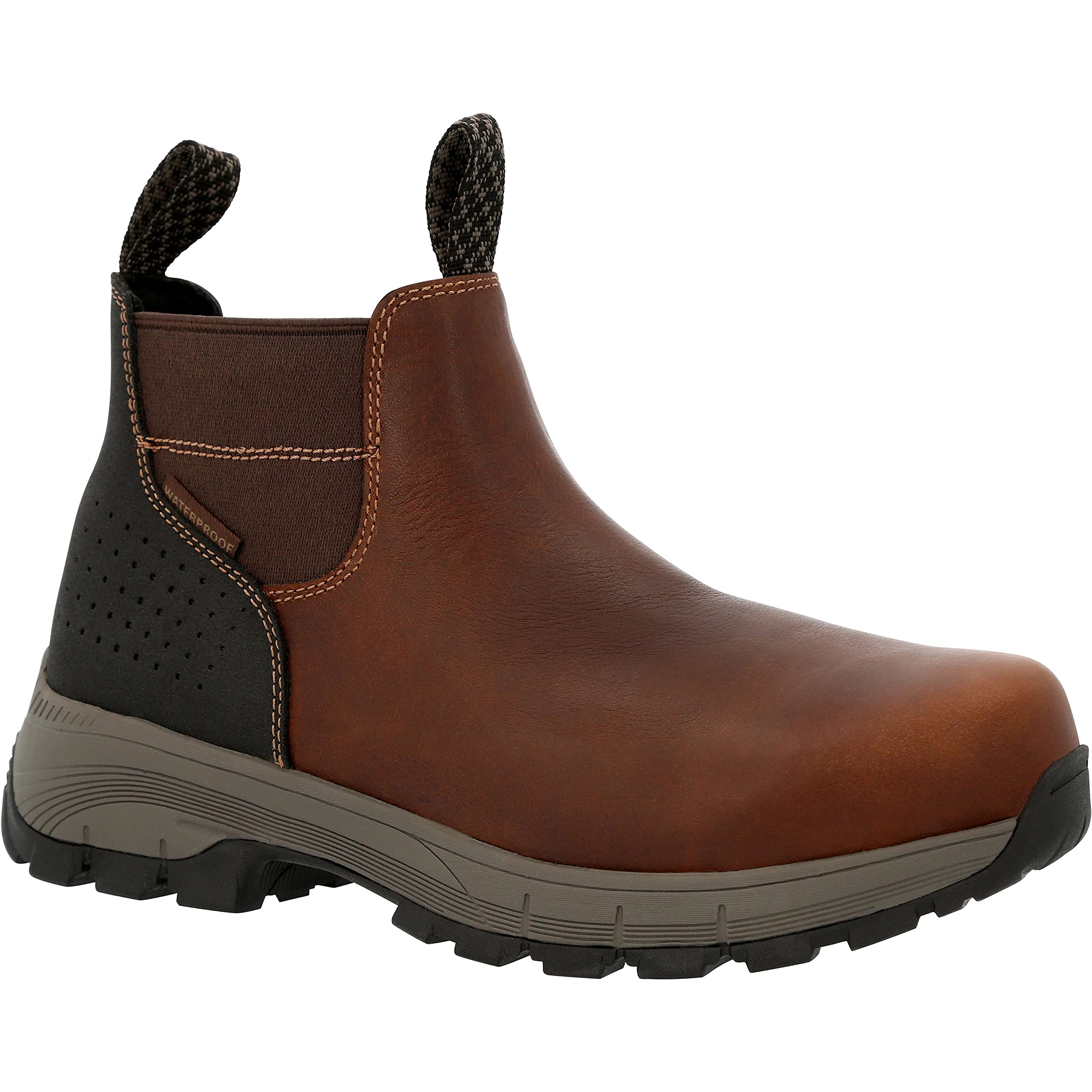 Georgia Boot Eagle Trail Waterproof Chelsea Boot Size 8.5(W)