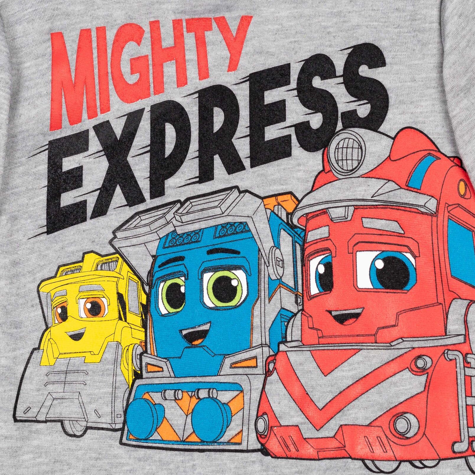 Mighty Express Nate Milo Brock Little Boys Fleece Pullover Hoodie and Pants Outfit Set Gray/Black 7-8