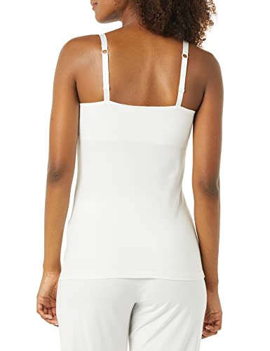 Amazon Essentials Women's Maternity Nursing Friendly Camisole, Pack of 2, Black/White, Large