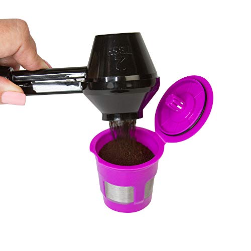 Cafe Fill Value Pack by Perfect Pod - Reusable K Cup Coffee Pod Filters & Coffee Scoop, Compatible with Keurig K-Duo, K-Mini, 1.0, 2.0, K-Series and Select Single Cup Coffee Makers