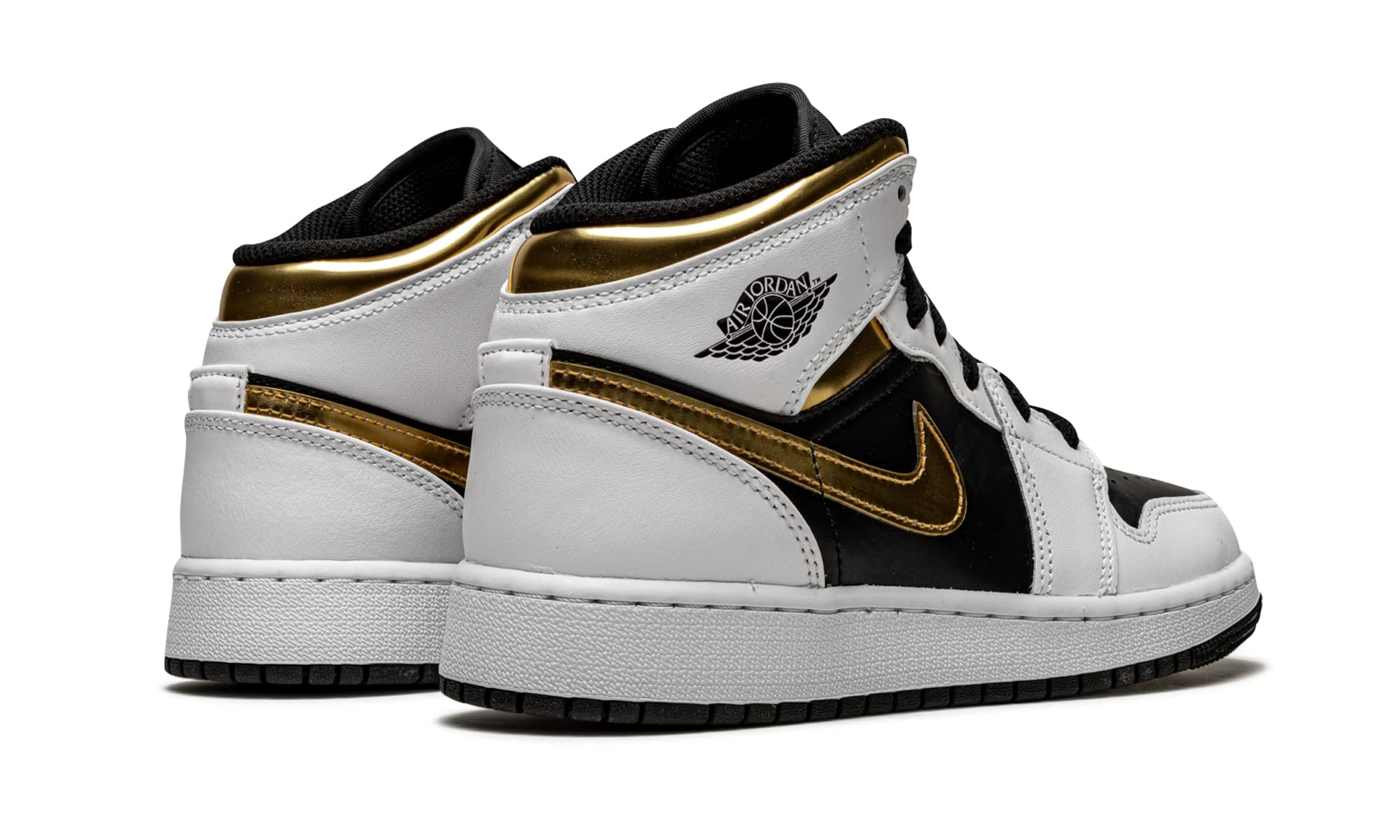 Jordan Air 1 Mid (Big Kid) White/Multicolor/Black 5 Big Kid M
