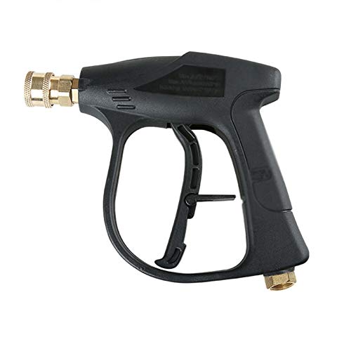 One Piece of Car Washing Machine ID22 X 1.5 Mm High Pressure Car Washing Machine Spray Gun Snow Foam Lance 1/4" Quick Release Connector Water Gun for Car Cleaning (Color : Gold)